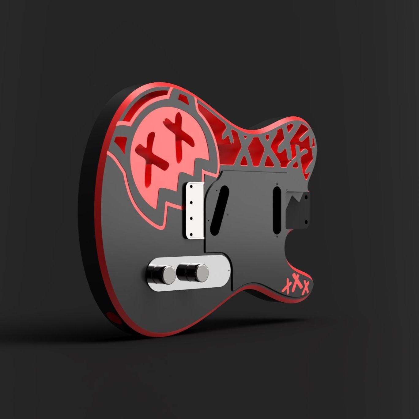 Custom 3d-printed Telecaster Guitars With Your Design, Brand, or Logo ...