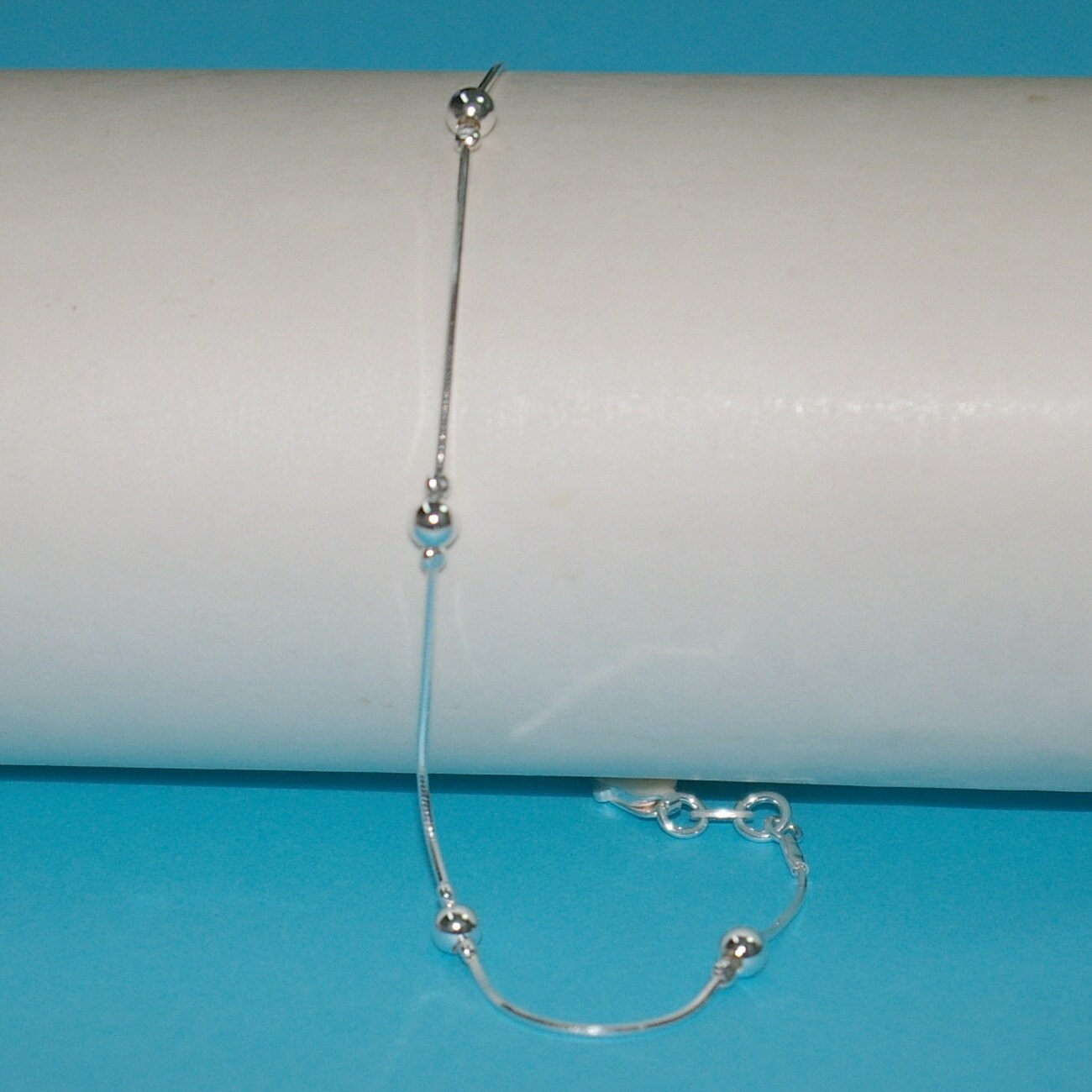 Real Solid 925 Sterling Silver Chain and 4mm Round Seamless | Etsy