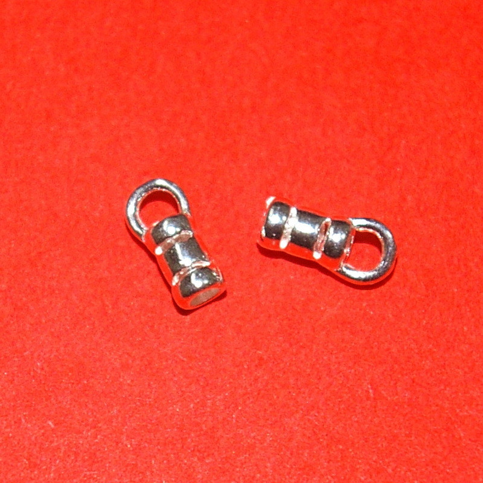 WHOLESALE LOTS 2mm Hole Sterling Silver 925 Crimp End Caps for - Etsy