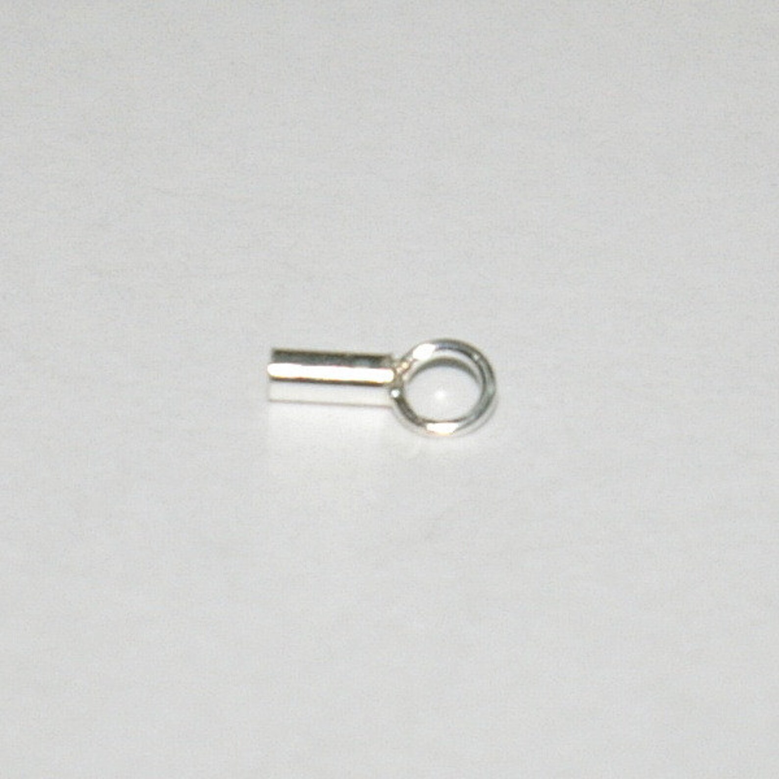 WHOLESALE LOTS 1mm Hole Sterling Silver 925 Crimp End Caps for ...