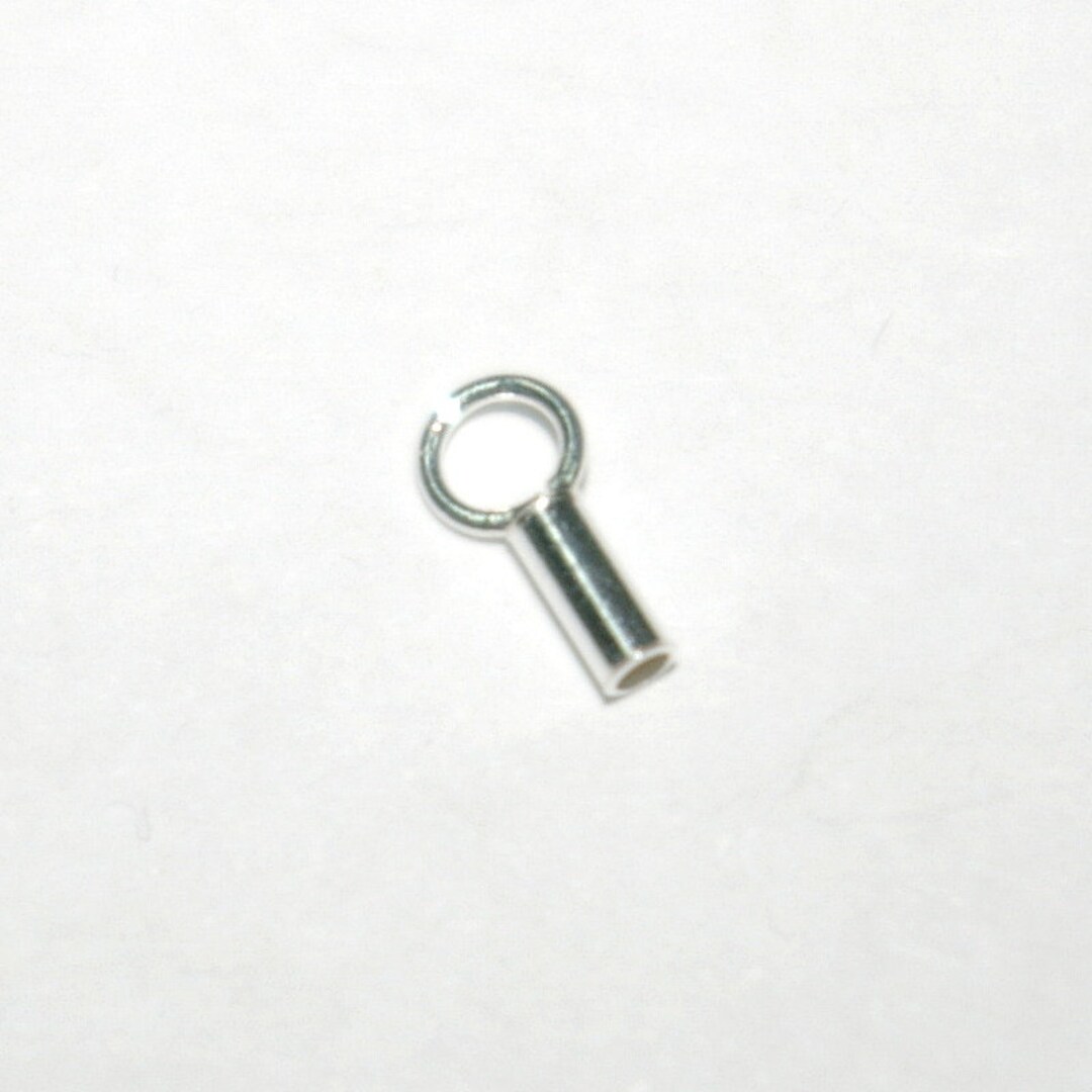 WHOLESALE LOTS 1mm Hole Sterling Silver 925 Crimp End Caps for ...
