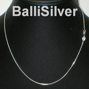 Sterling Silver 925 Fine BOX Chain With 6mm Light BLUE OPAL Bead ...