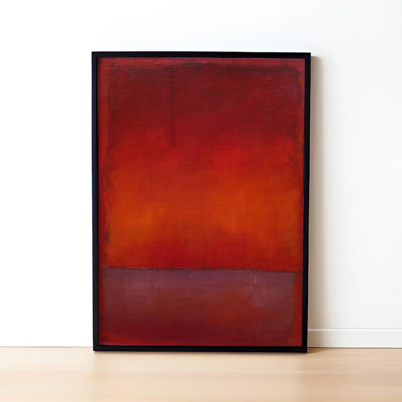 Rothko Style Oil Painting - Etsy