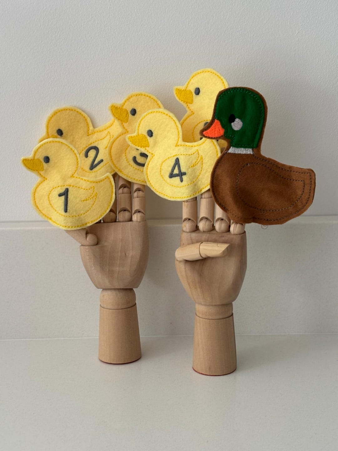 Five Little Ducks Finger Puppets – Adorable Nursery Rhyme Set With ...