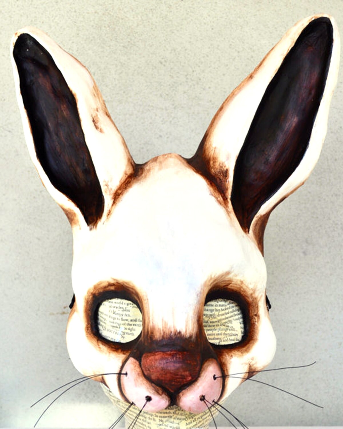 White Rabbit Mask - Etsy
