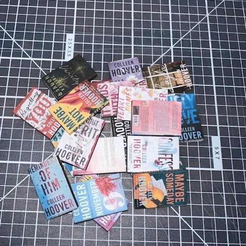 Mini Books- Colleen Hoover - Etsy