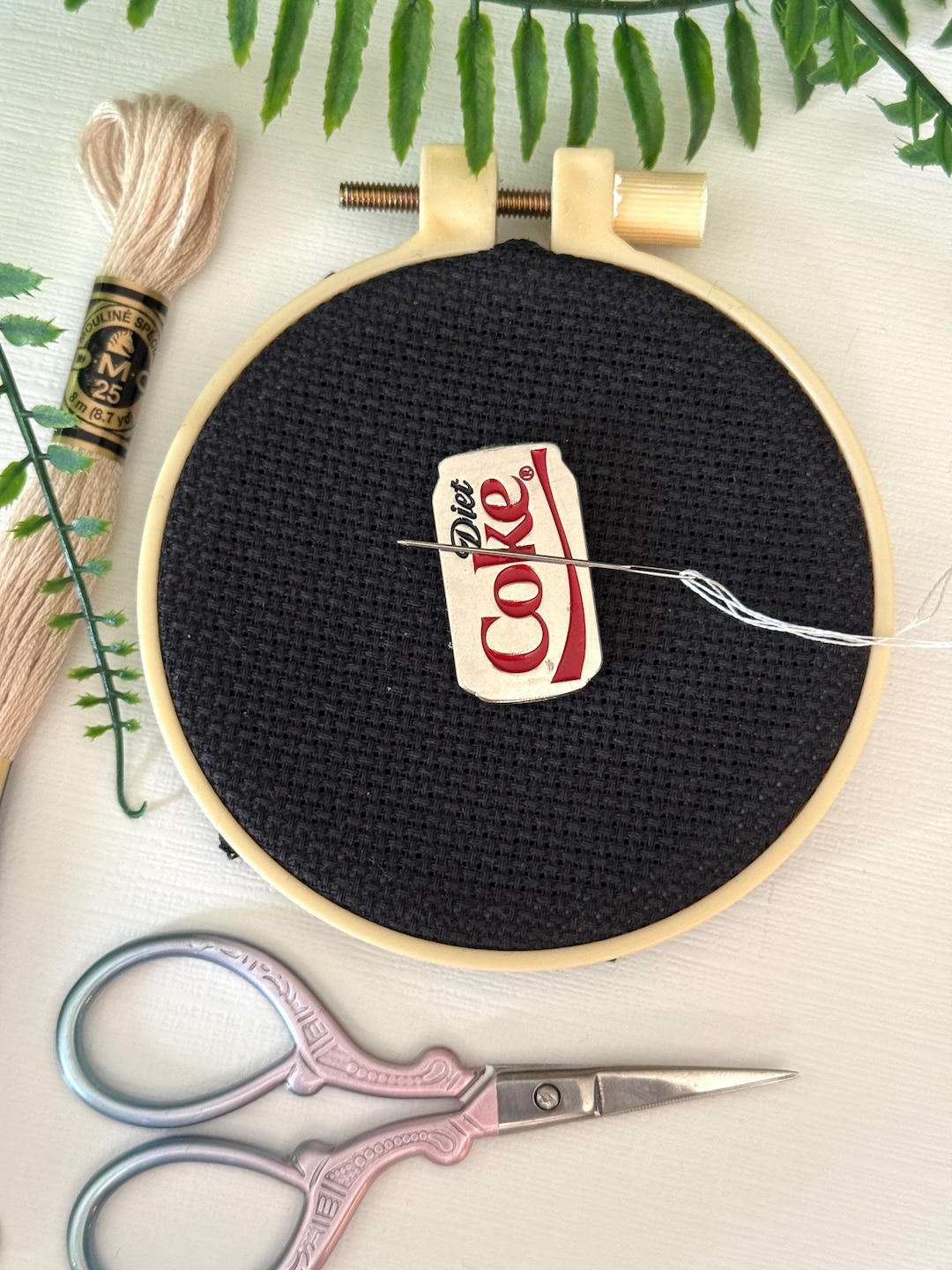 Diet Coke Can Needle Minder | Needle Keep | Needle Nanny | Cross Stitch ...