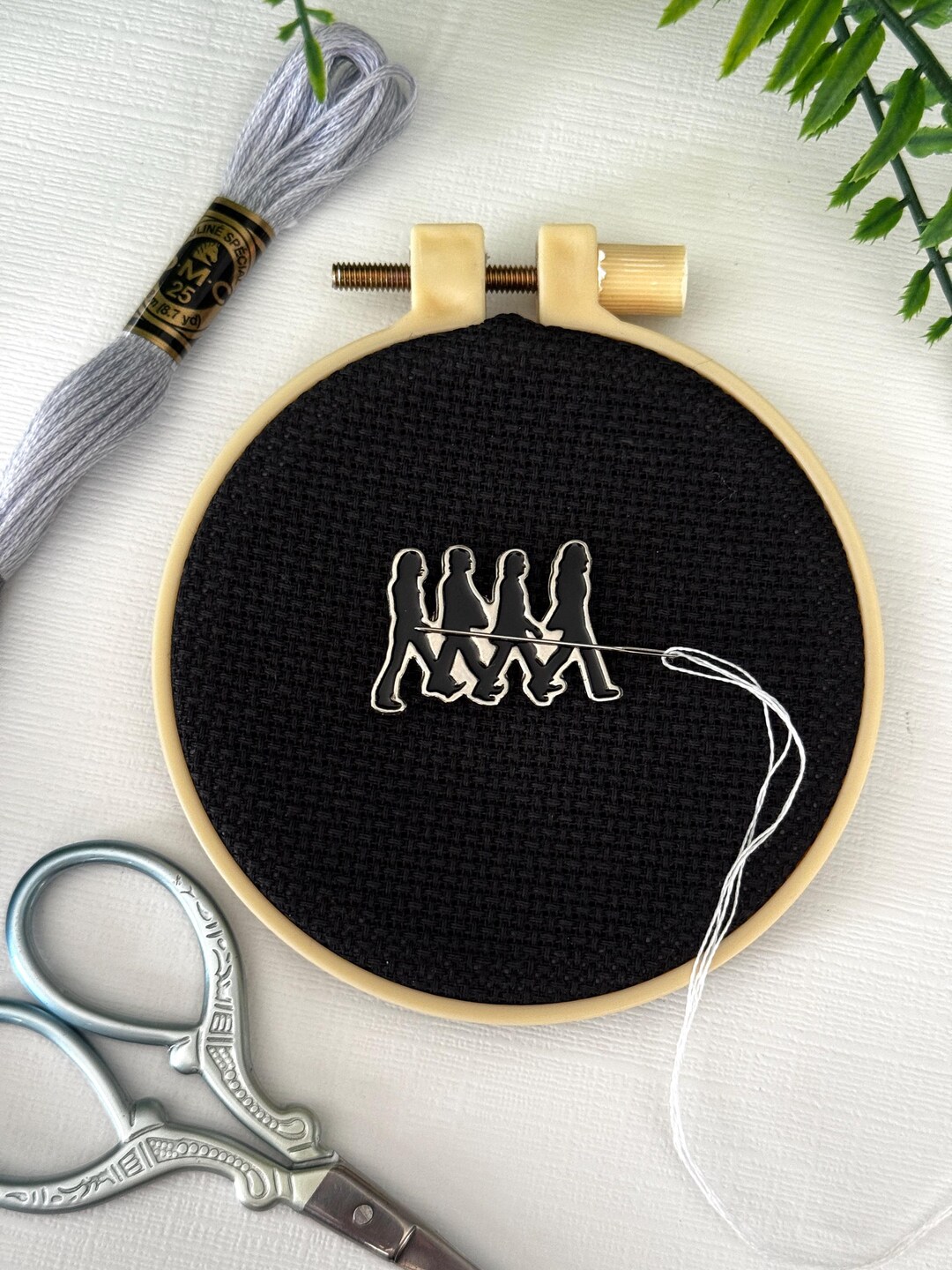 The Beatles Needle Minder | Needle Keep | Needle Nanny | Cross Stitch ...