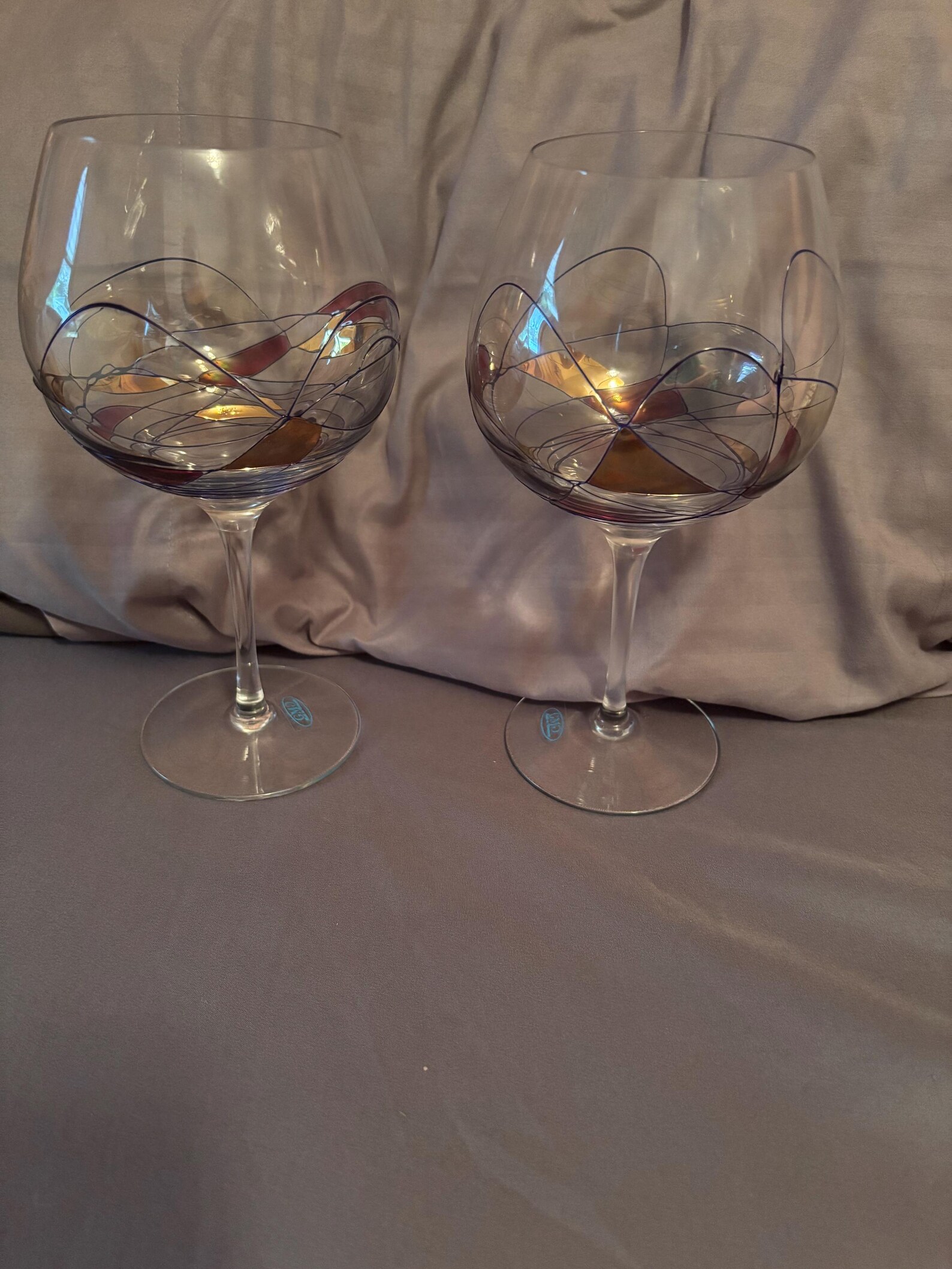Pair of Vintage Grand Ballon Wine Romanian Glasses - Etsy