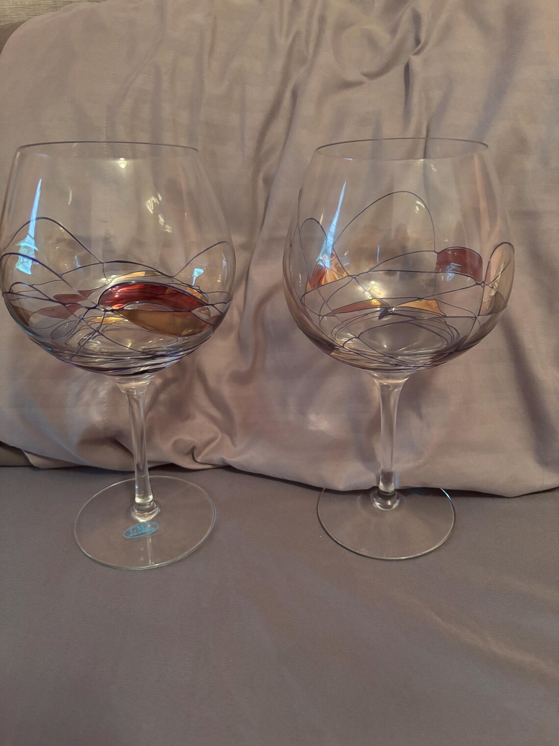 Pair of Vintage Grand Ballon Wine Romanian Glasses - Etsy