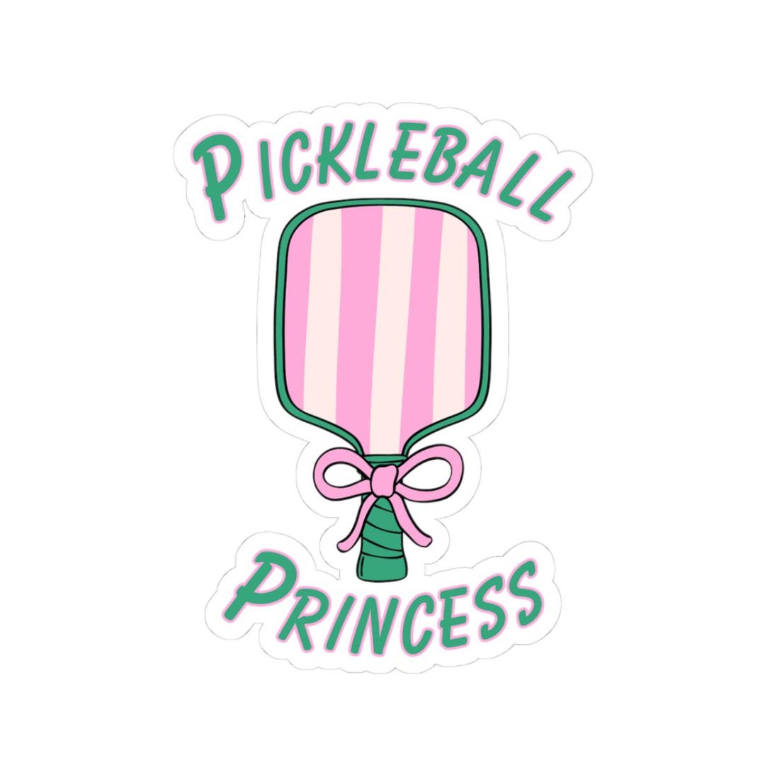 Pickleball Princess Paddle Sticker, Pickleball Sticker Gift Ideas ...