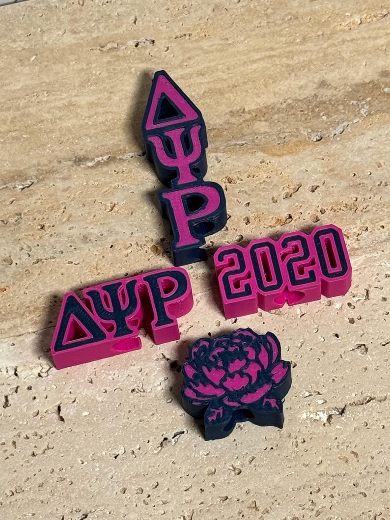 Delta Psi Rho Sorority Loc Beads | Greek Accessories | Sorority Loc ...
