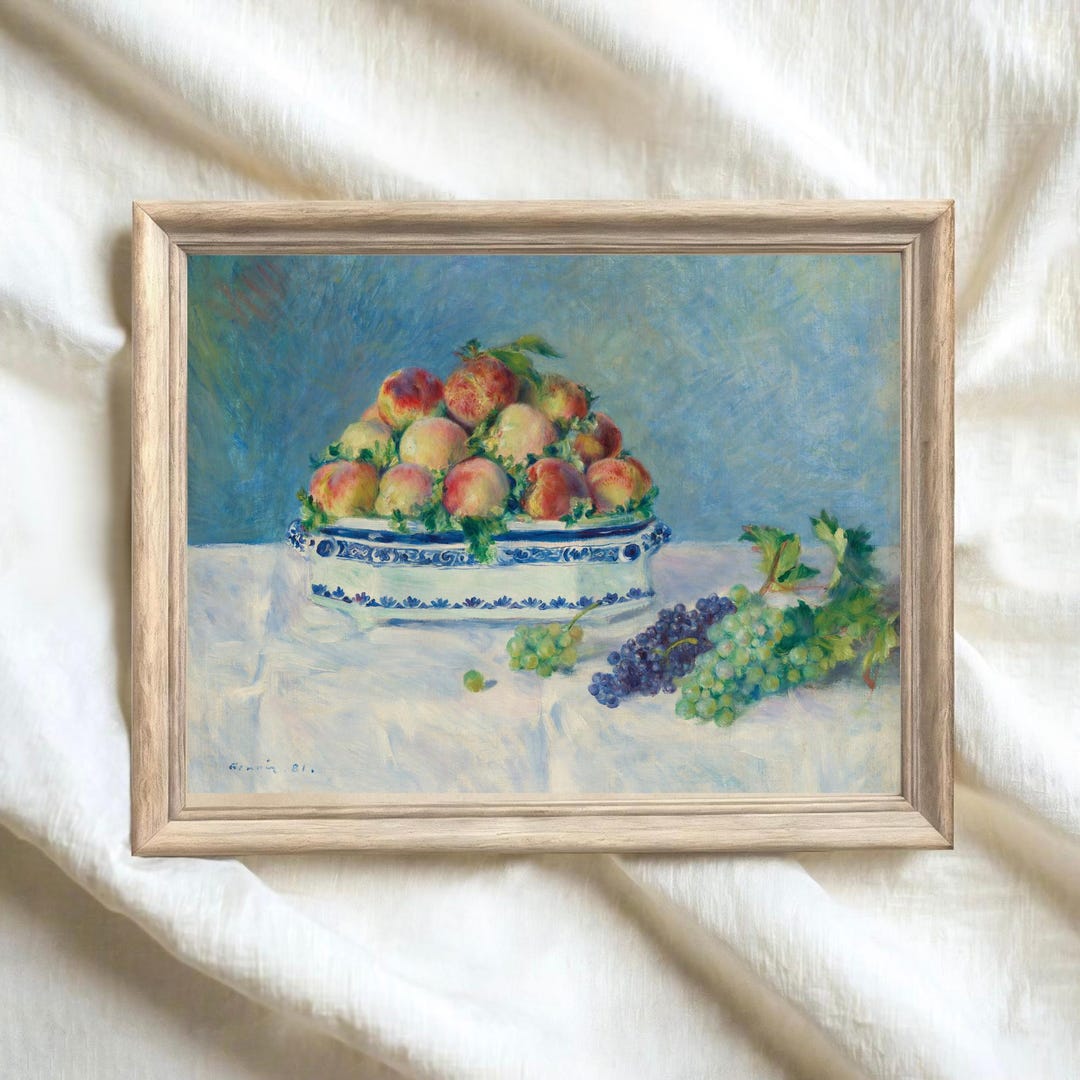 Pierre Renoir Still Life Printable Art, French Impressionist Oil ...