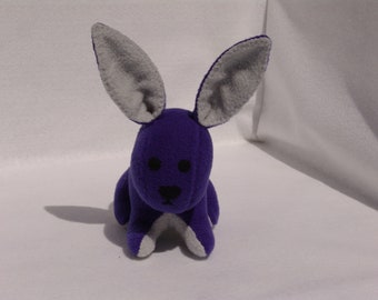 Light Aqua Blue Stuffed Hand-knit Bunny Toy Shower or Easter - Etsy