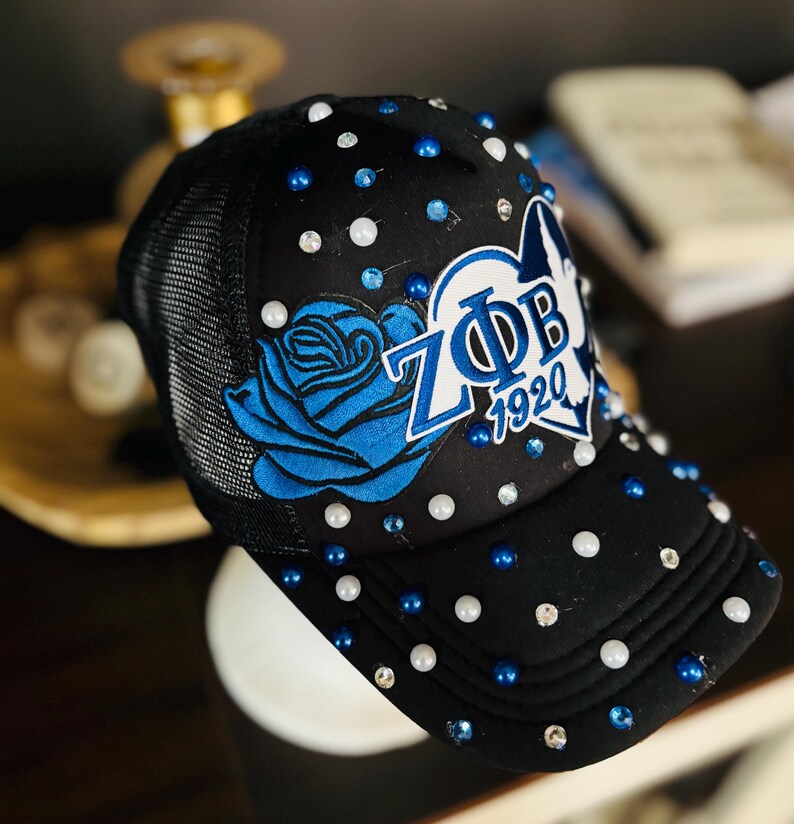 Zeta Phi Beta Sorority Custom Trucker Hat - Etsy