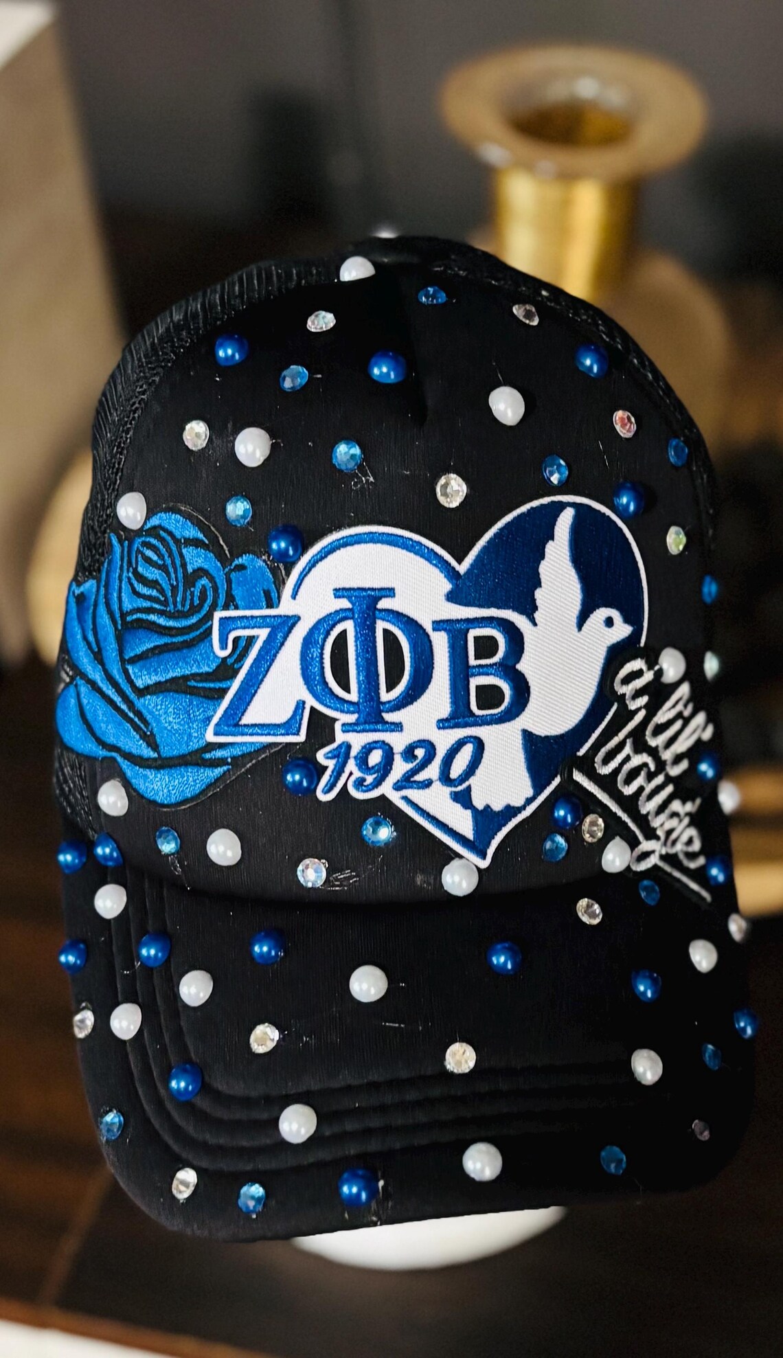 Zeta Phi Beta Sorority Custom Trucker Hat - Etsy