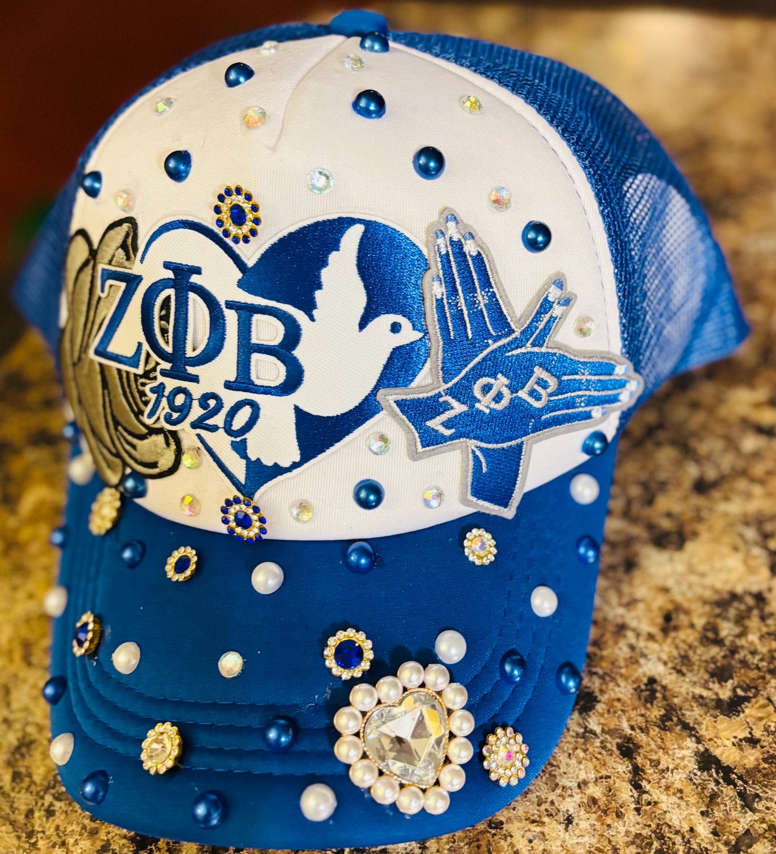 Zeta Phi Beta Sorority Custom Trucker Hat - Etsy
