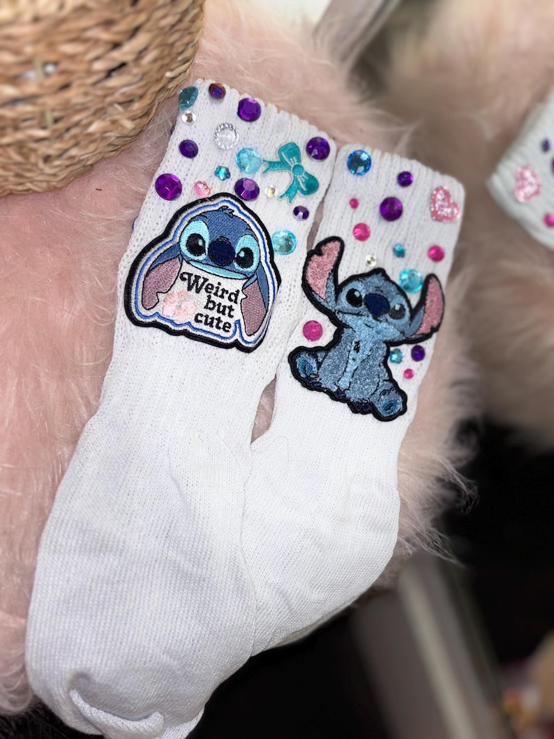Custom Kids LILO & Stich Charm Junk/slouch Sock - Etsy