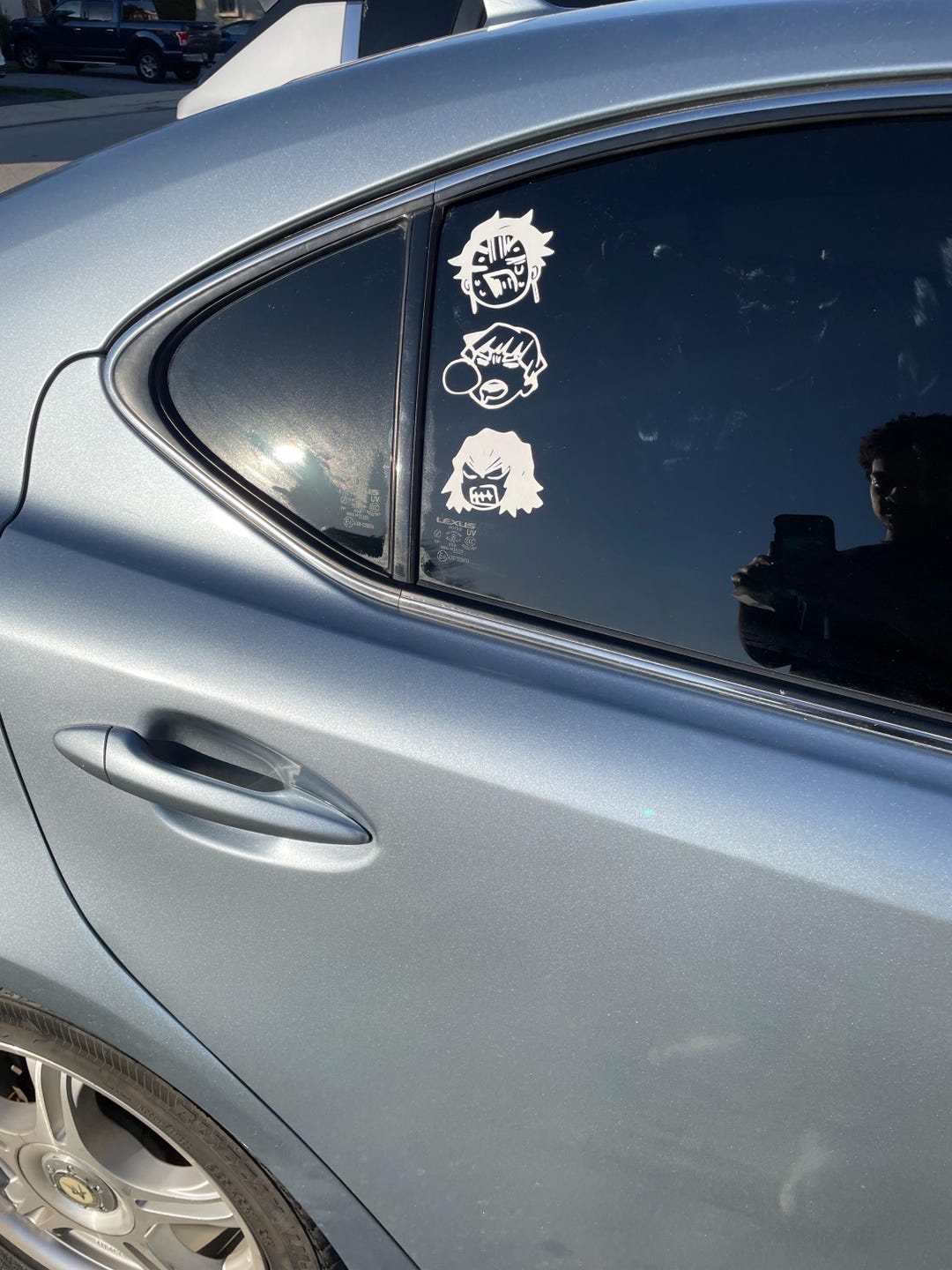 Demon Slayer Vinyl Decal for Car Laptop Mirror Tanjiro, Inosuke ...