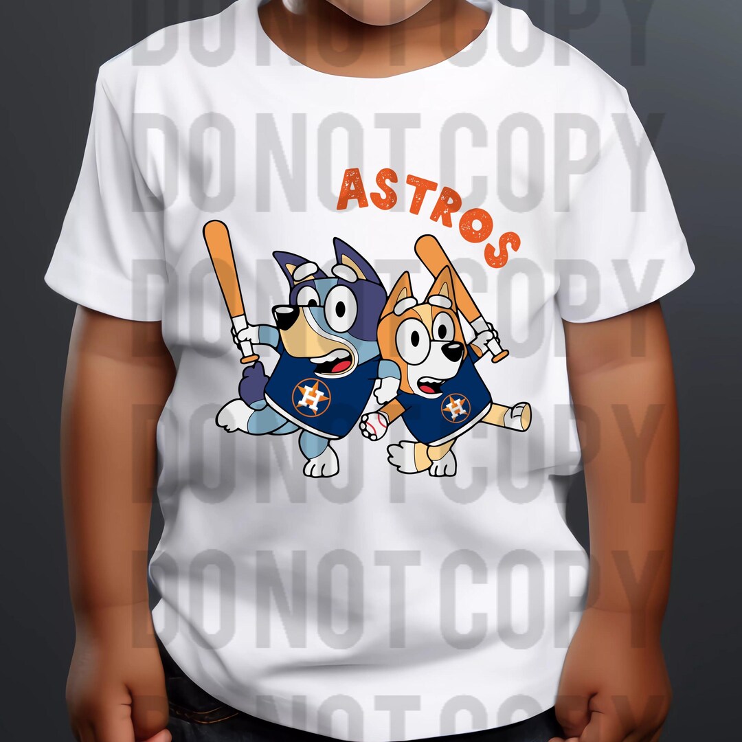 Bluey Baseball Astros PNG - Etsy Australia