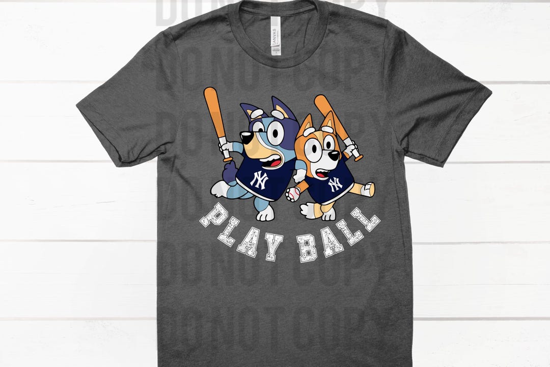 Bluey Baseball PNG - Etsy
