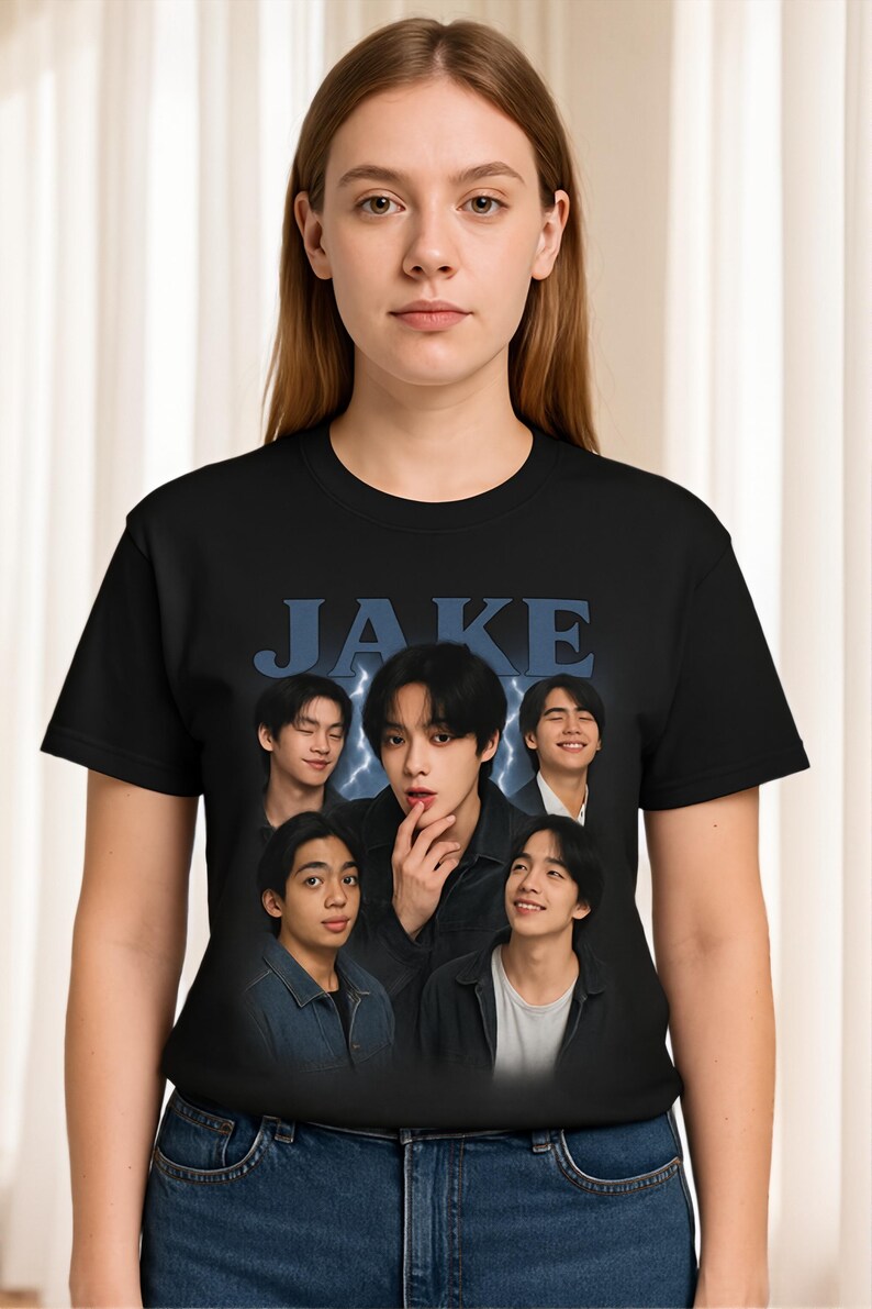 Jake Shirt: K-pop Idol Fan Art Graphic Tee - Etsy