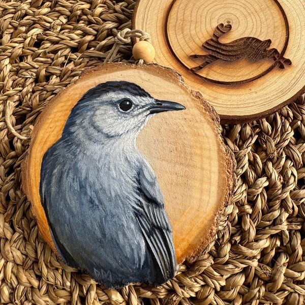 Catbird Painting - Etsy