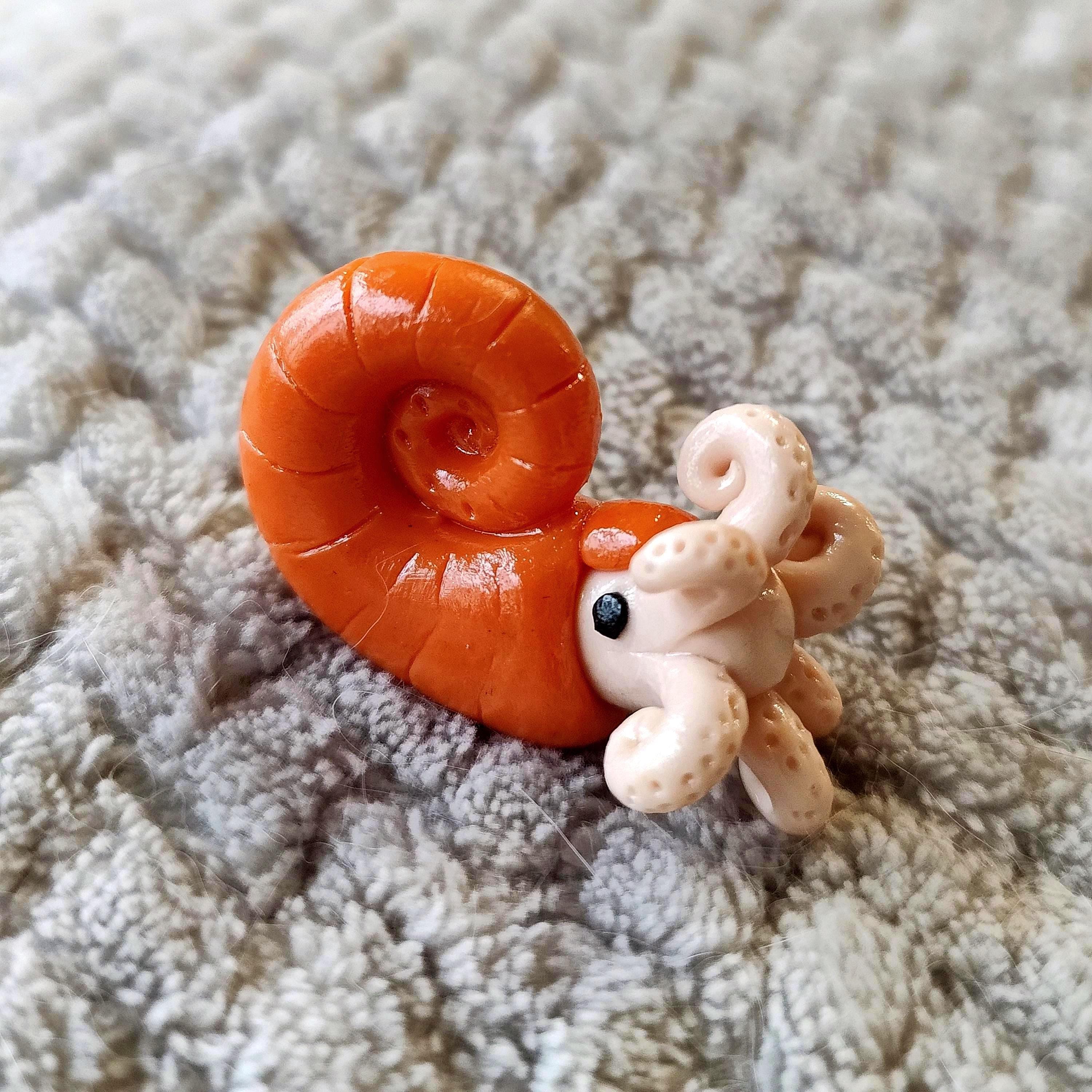 Prehistoric Clay Figurine (eurypterid, Ammonite, Trilobite) Polymer ...