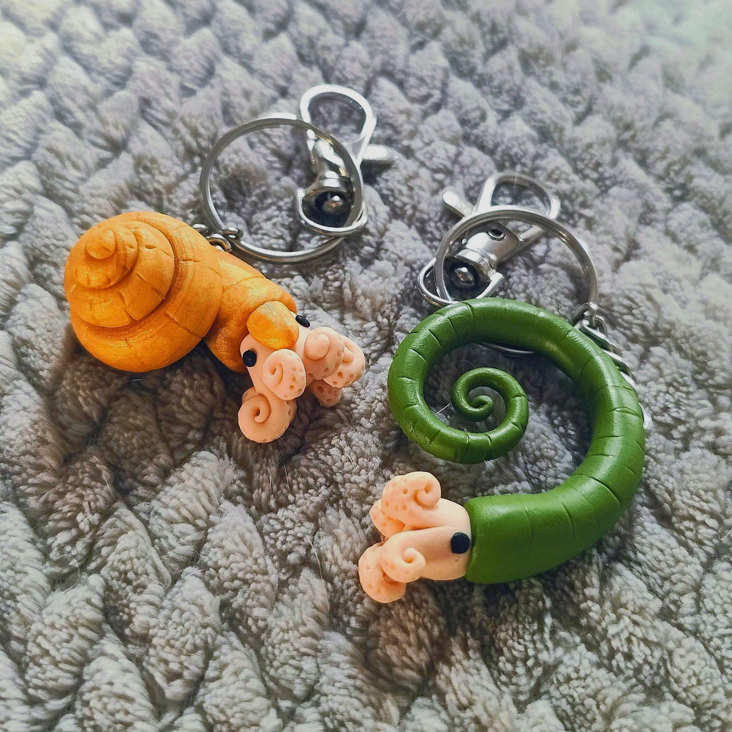 Prehistoric Clay Figurine (eurypterid, Ammonite, Trilobite) Polymer ...