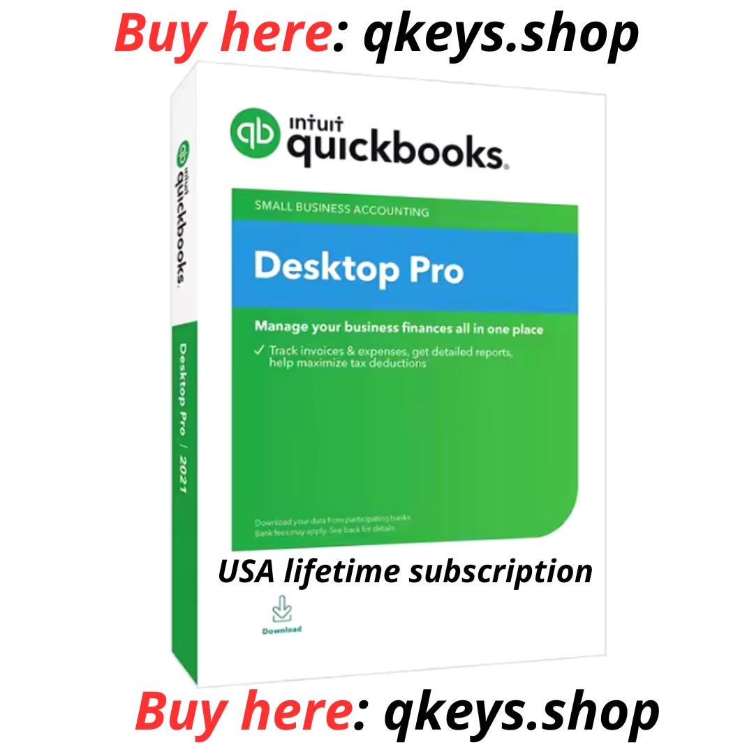 Quickbooks Desktop Pro 2024 (lifetime Subscription) USA Version for ...