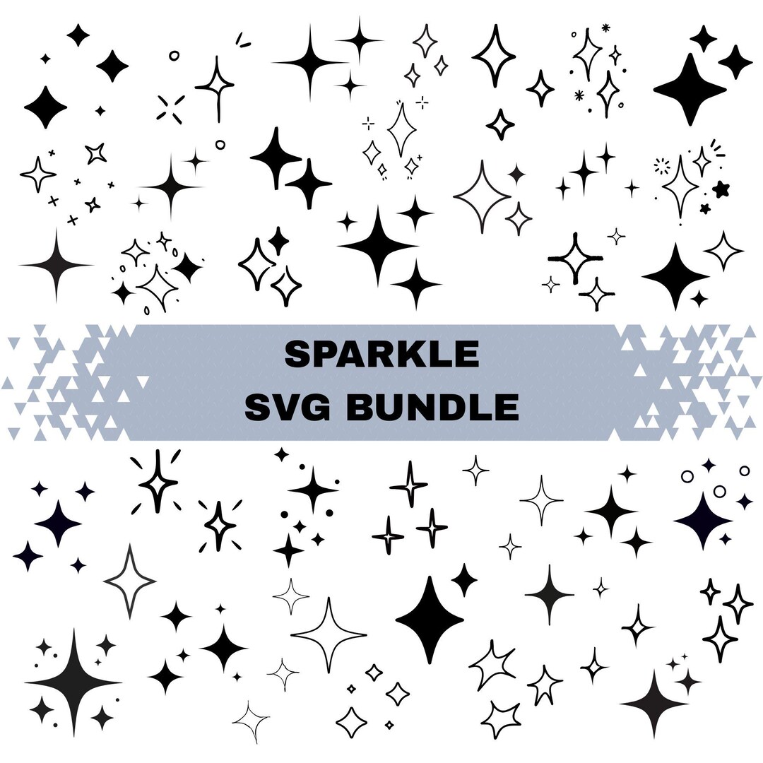 Sparkle Stars SVG Bundle, Twinkle Clipart (instant Download) - Etsy Canada
