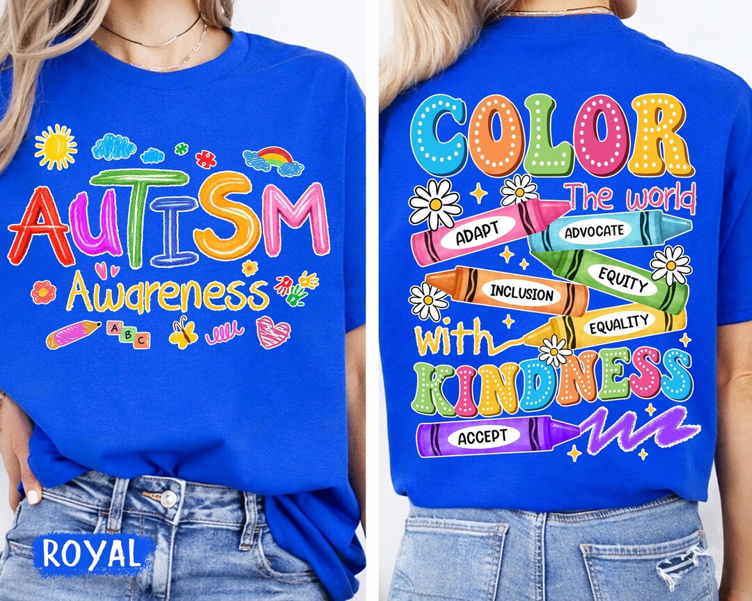 Autism Awareness Shirt: 2-sided Print, SPED Teacher T-shirt, Special ...