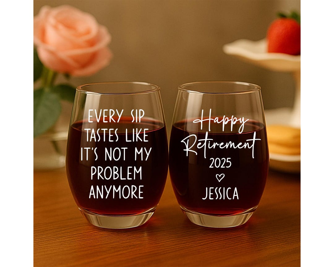 Personalized Retirement Gift, Retired Coworker Gift, Funny Retirement ...