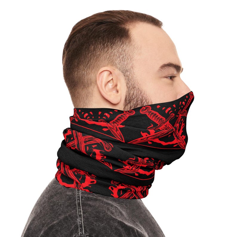 Techwear Tube Scarf Infinity Headband for Futuristic Adventures ...