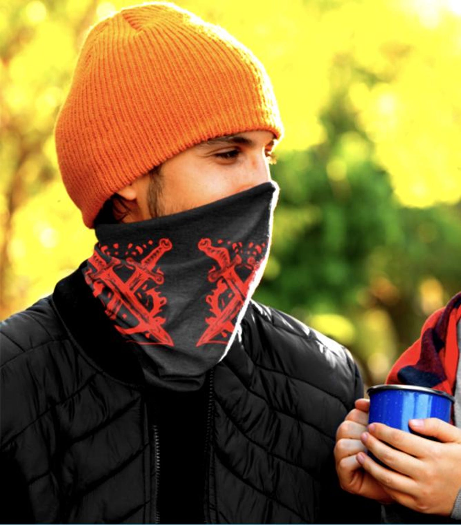 Techwear Tube Scarf Infinity Headband for Futuristic Adventures ...