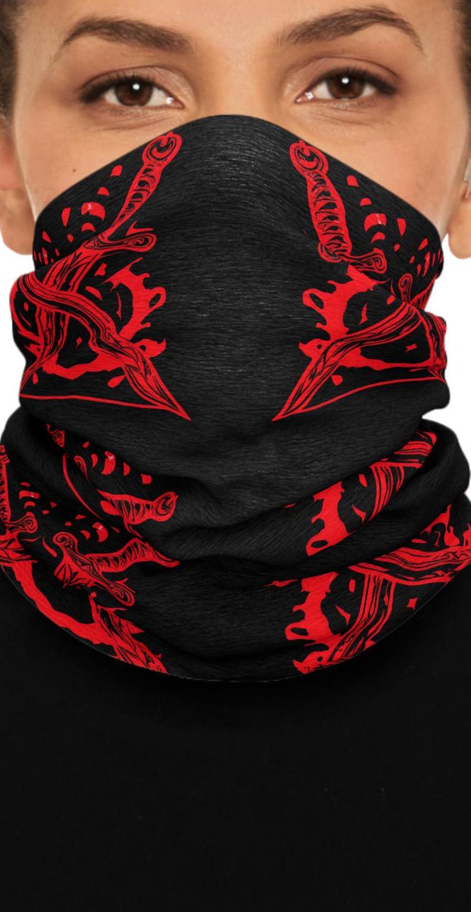 Techwear Tube Scarf Infinity Headband for Futuristic Adventures ...