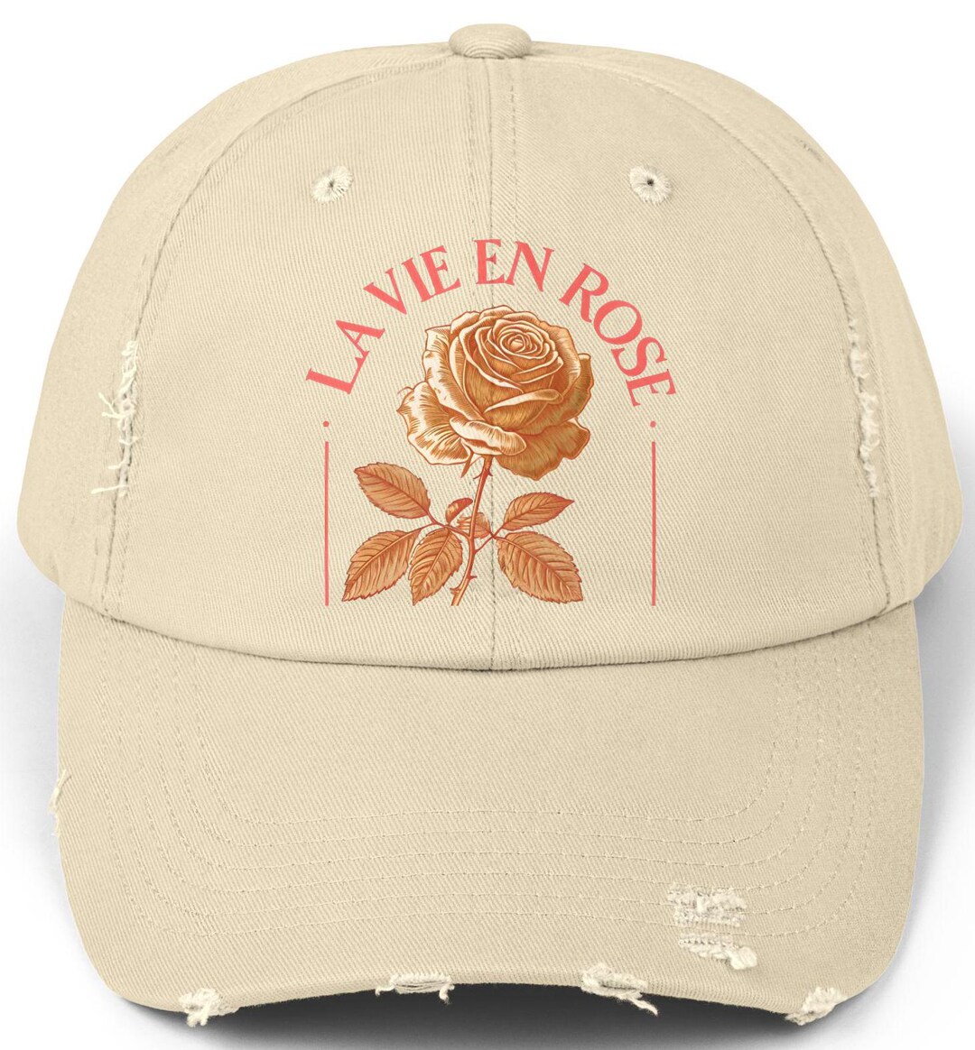 Dad Cap Vintage Golden Rose Design on Baseball Hat Trendy Gift for Men ...