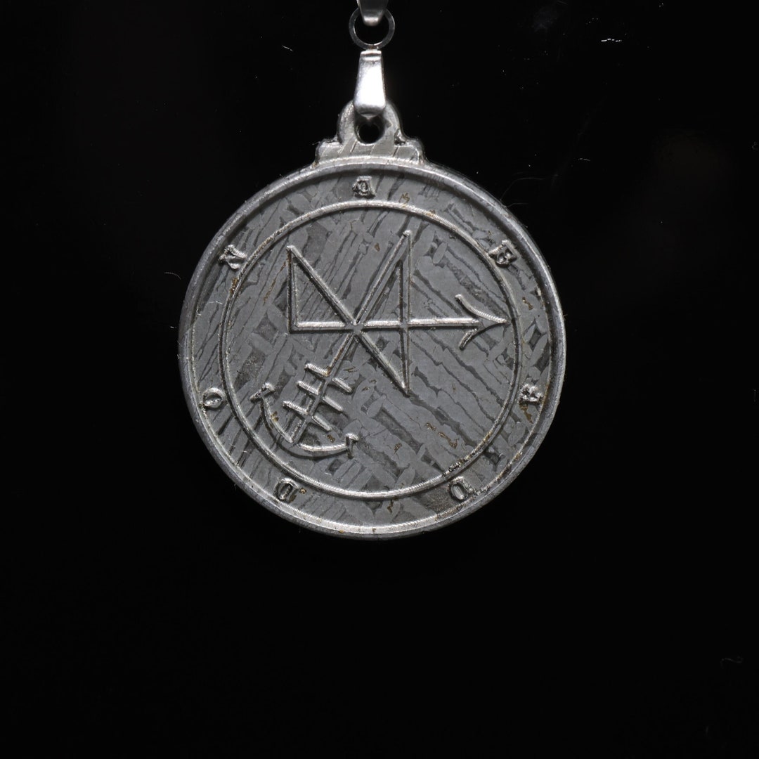 Sigil of Abaddon Sigil of Demons, Demon Seal Pendant Celestial Necklace ...