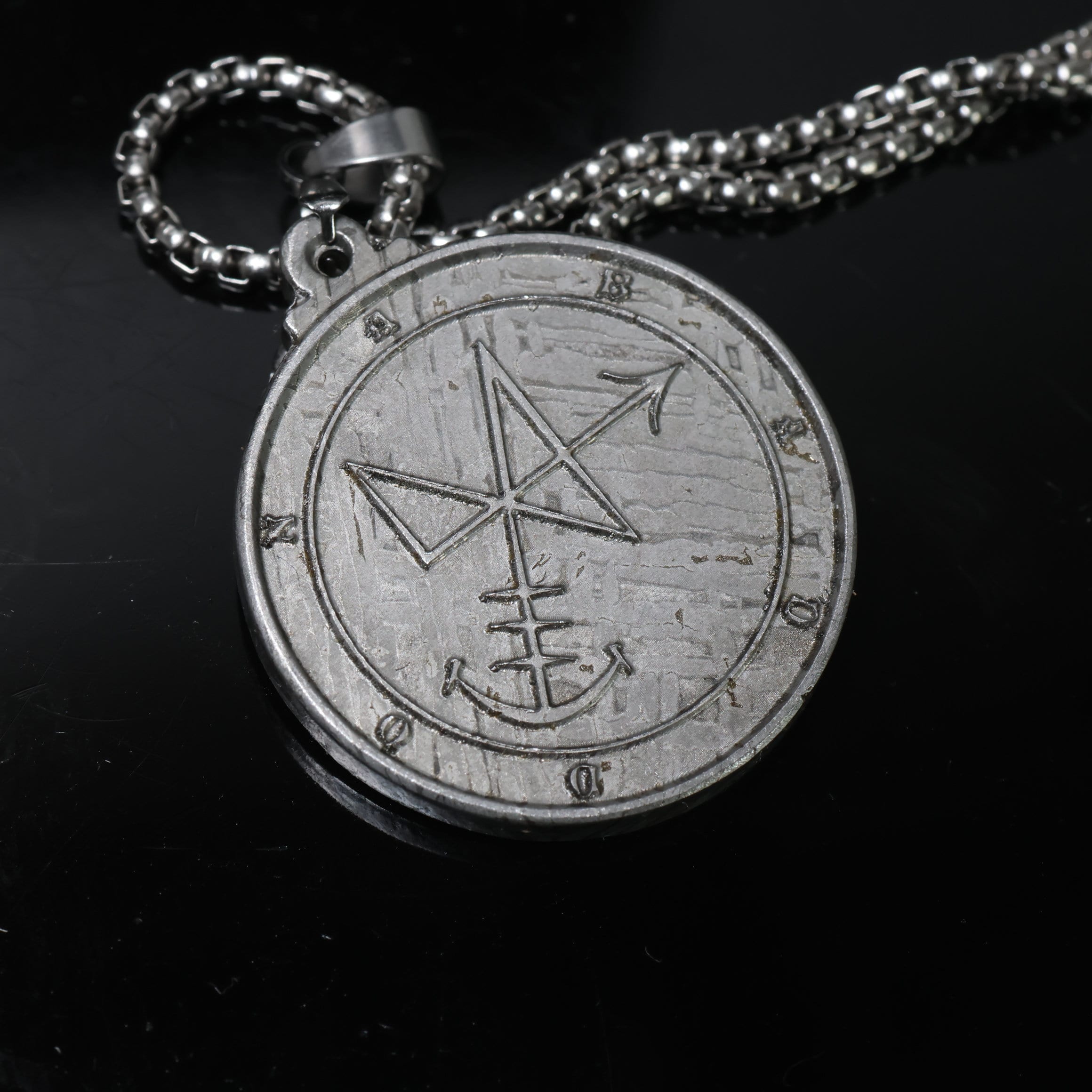 Sigil of Abaddon Sigil of Demons, Demon Seal Pendant Celestial Necklace ...