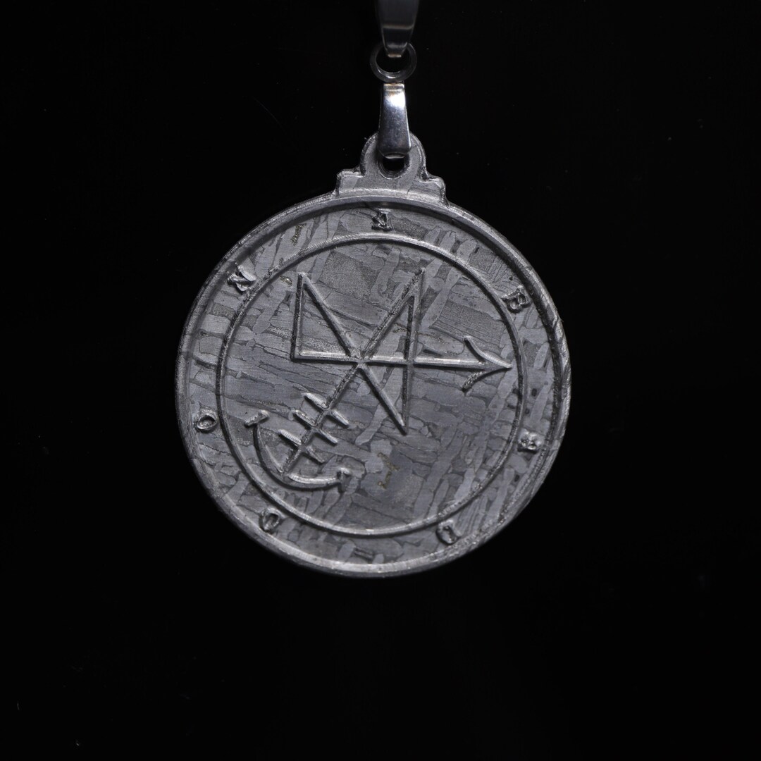 Sigil of Abaddon Sigil of Demons, Demon Seal Pendant Celestial Necklace ...