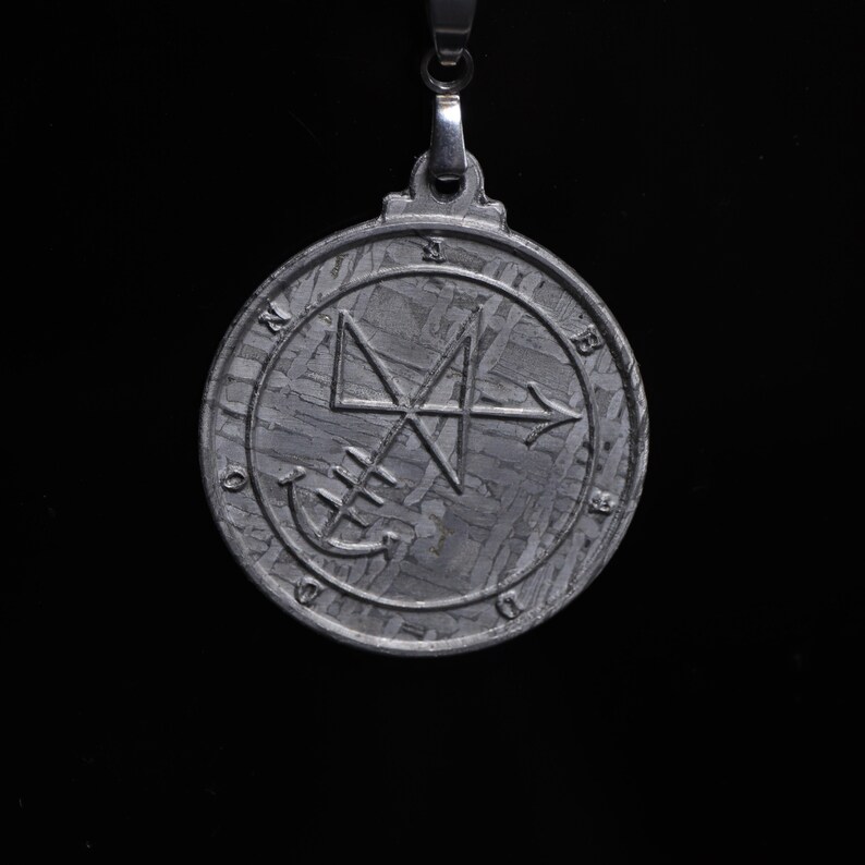 Sigil of Abaddon Sigil of Demons, Demon Seal Pendant Celestial Necklace ...