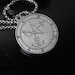 Sigil of Abaddon Sigil of Demons, Demon Seal Pendant Celestial Necklace ...