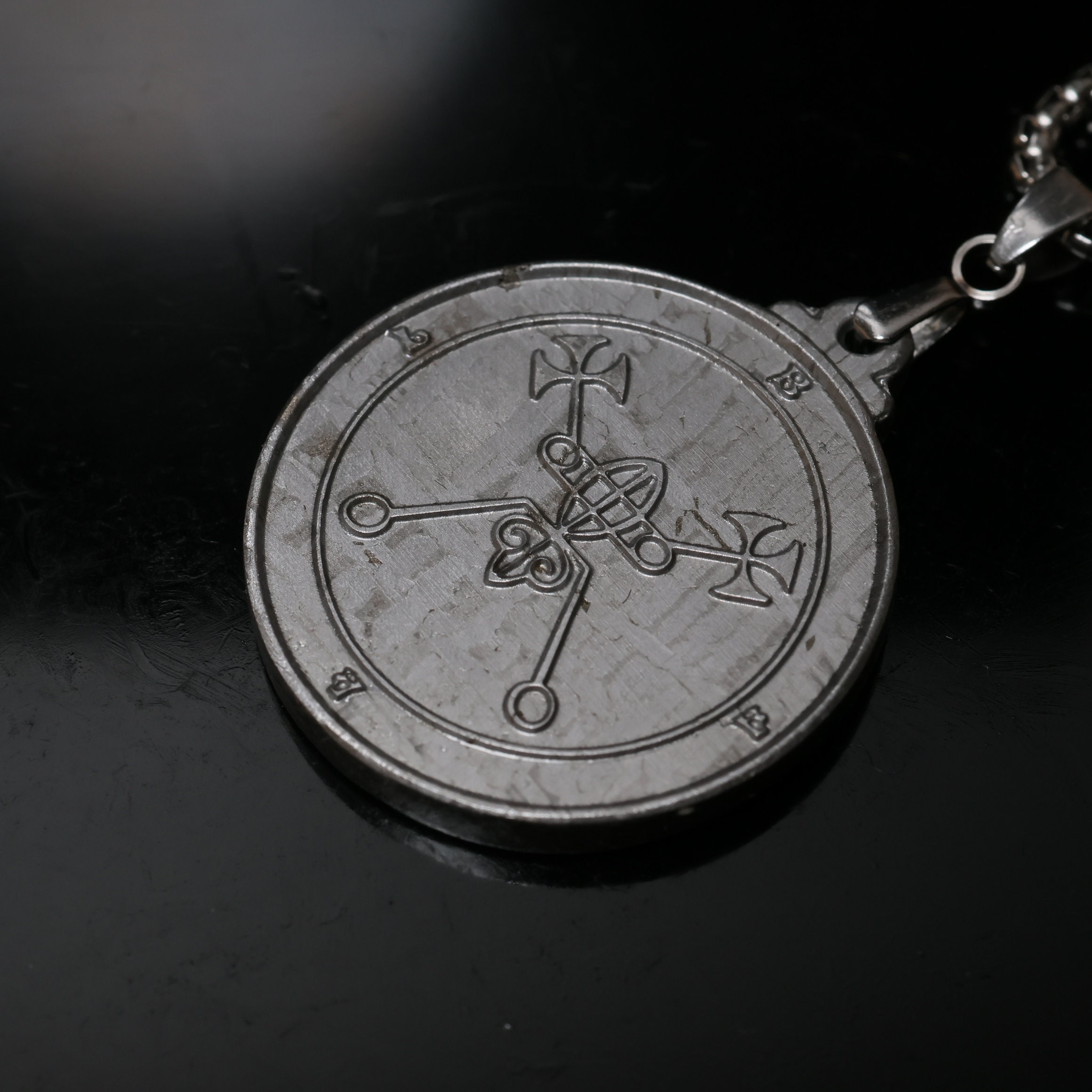 Sigil Of King Bael Sigil Of Demons Demon Seal Pendant Etsy