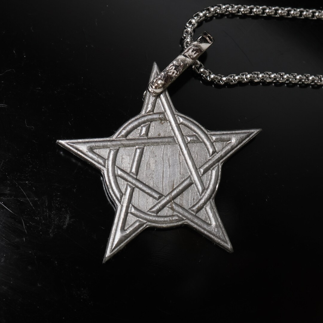 Pentagram Pentacle Necklace Star Jewelry Pendant Celestial - Etsy