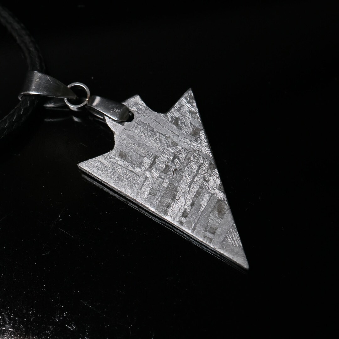 Natural Meteorite Carving Arrows Pendant IRON Meteorite - Etsy