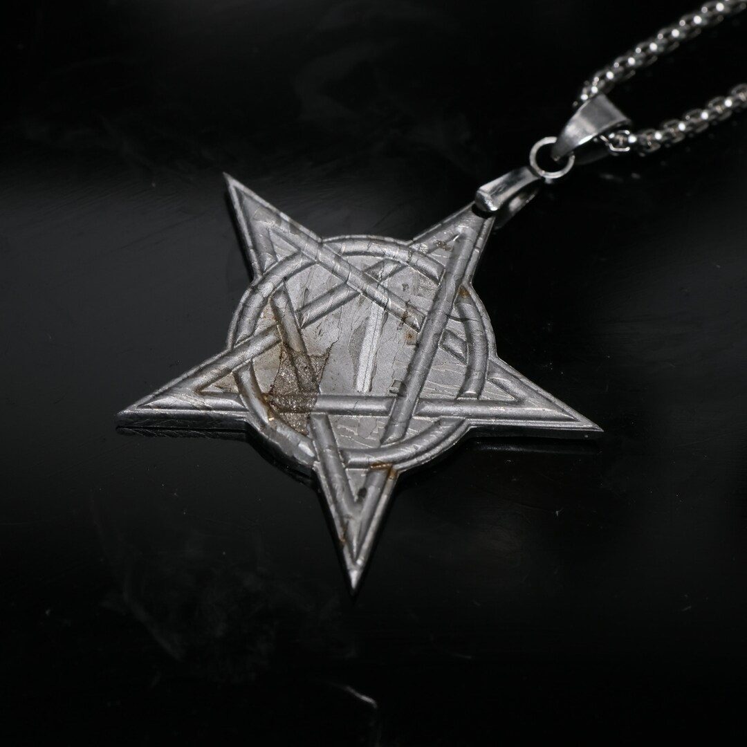 Pentagram Pentacle Necklace Star Jewelry Pendant Celestial Necklace ...