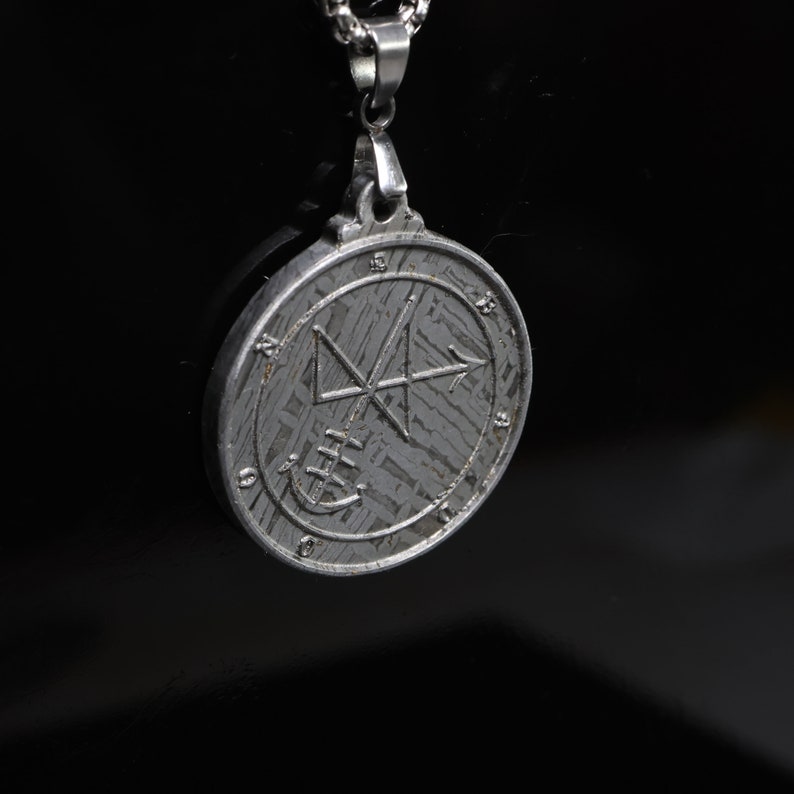 Sigil of Abaddon Sigil of Demons, Demon Seal Pendant Celestial Necklace ...