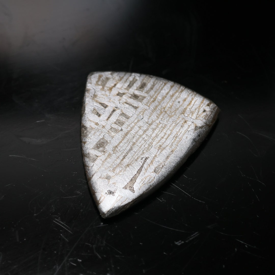 Natural Meteorite Carving IRON Meteorite Engraved Guitar Pick Z582 - Etsy