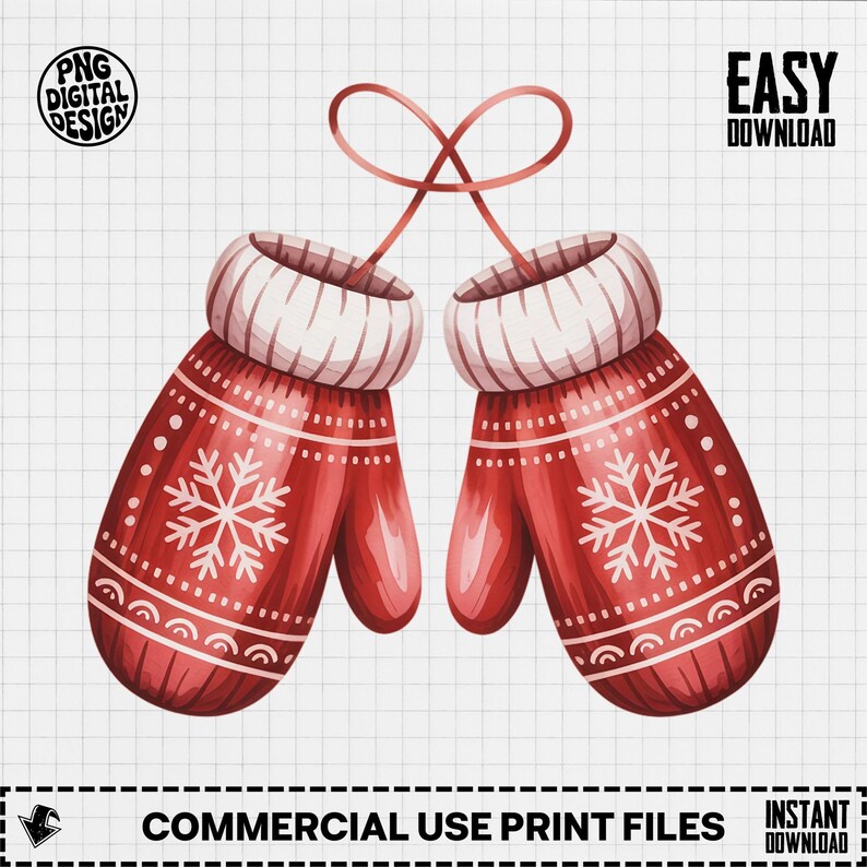 Winter Mittens PNG, Watercolor Mittens Clipart, Christmas Mittens Png ...