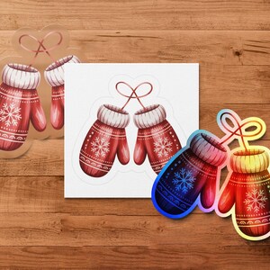 Winter Mittens PNG, Watercolor Mittens Clipart, Christmas Mittens Png ...